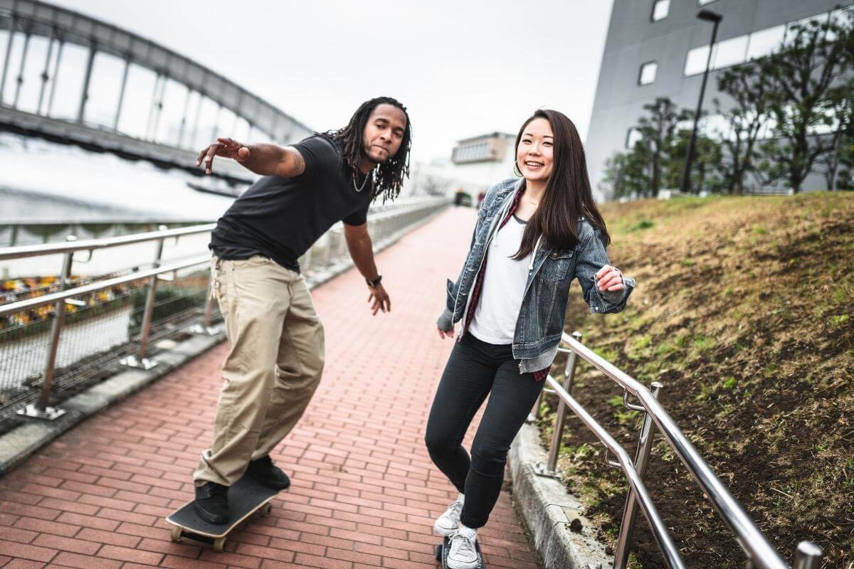 How To Stand On A Skateboard | Kids Bike Scoot Skate